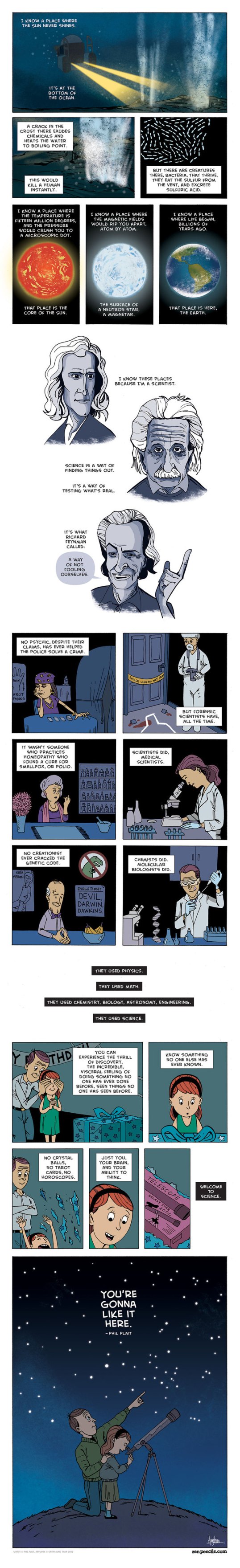 Welcome to Science – from Zen Pencils – Tyson Adams